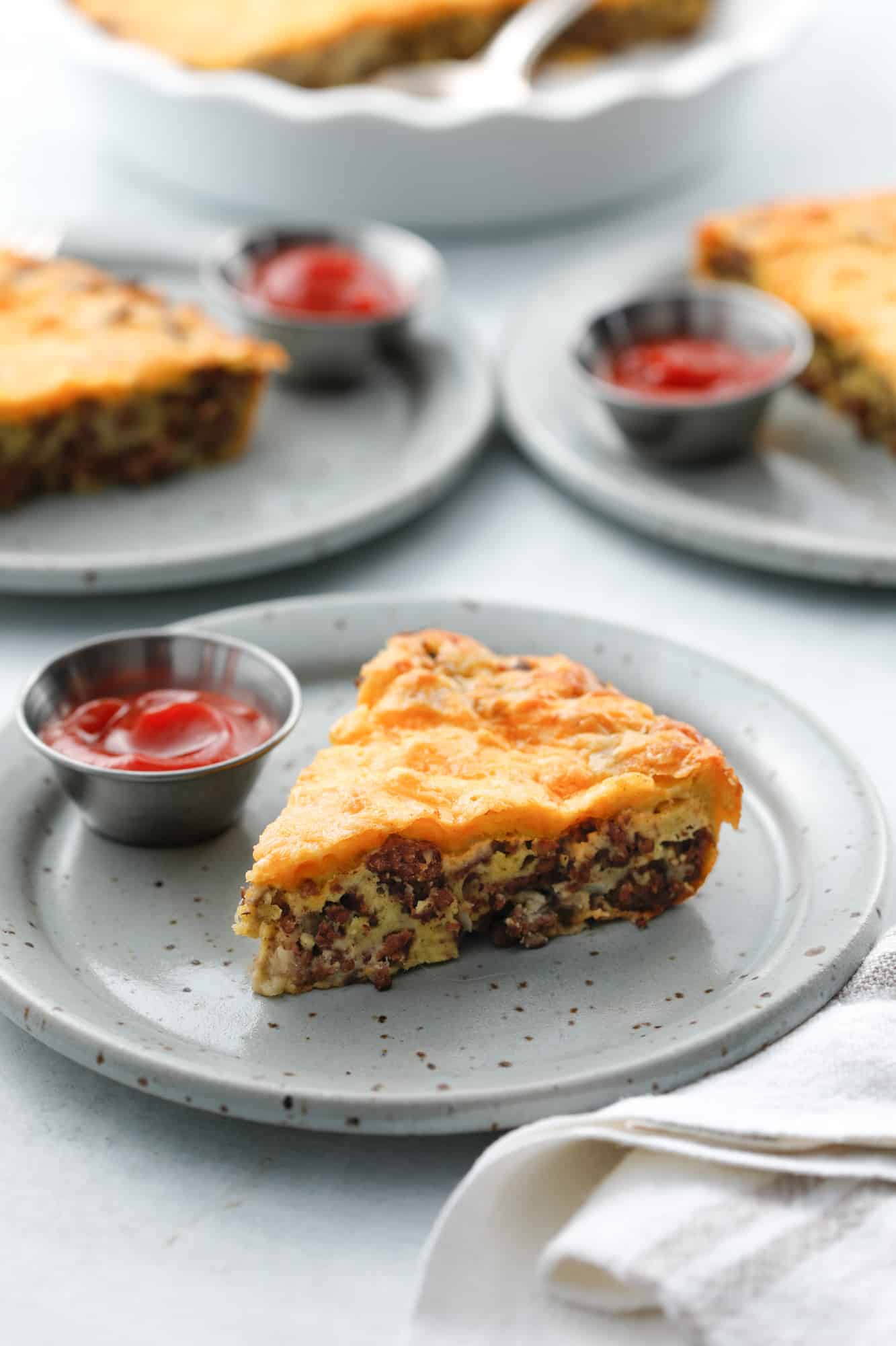 Impossible Cheeseburger Pie Recipe | The Dinner Bell