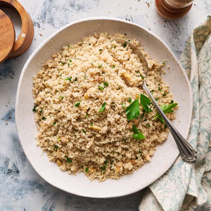 Fonio Pilaf with Toasted Almonds